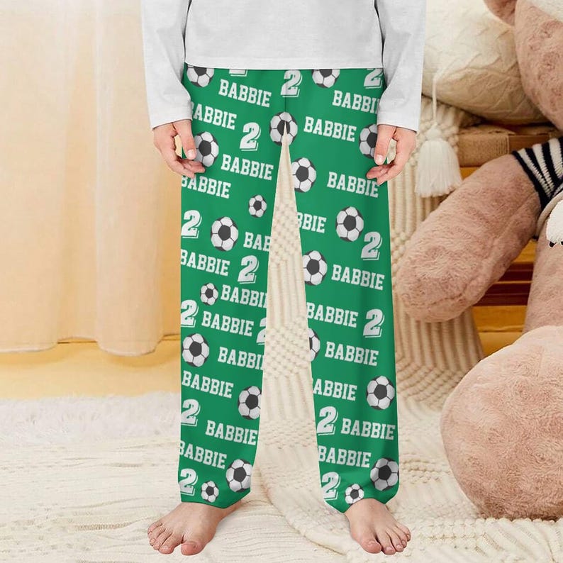 Custom Sports Pajama Pants, Personalized Team Gift - Etsy Canada