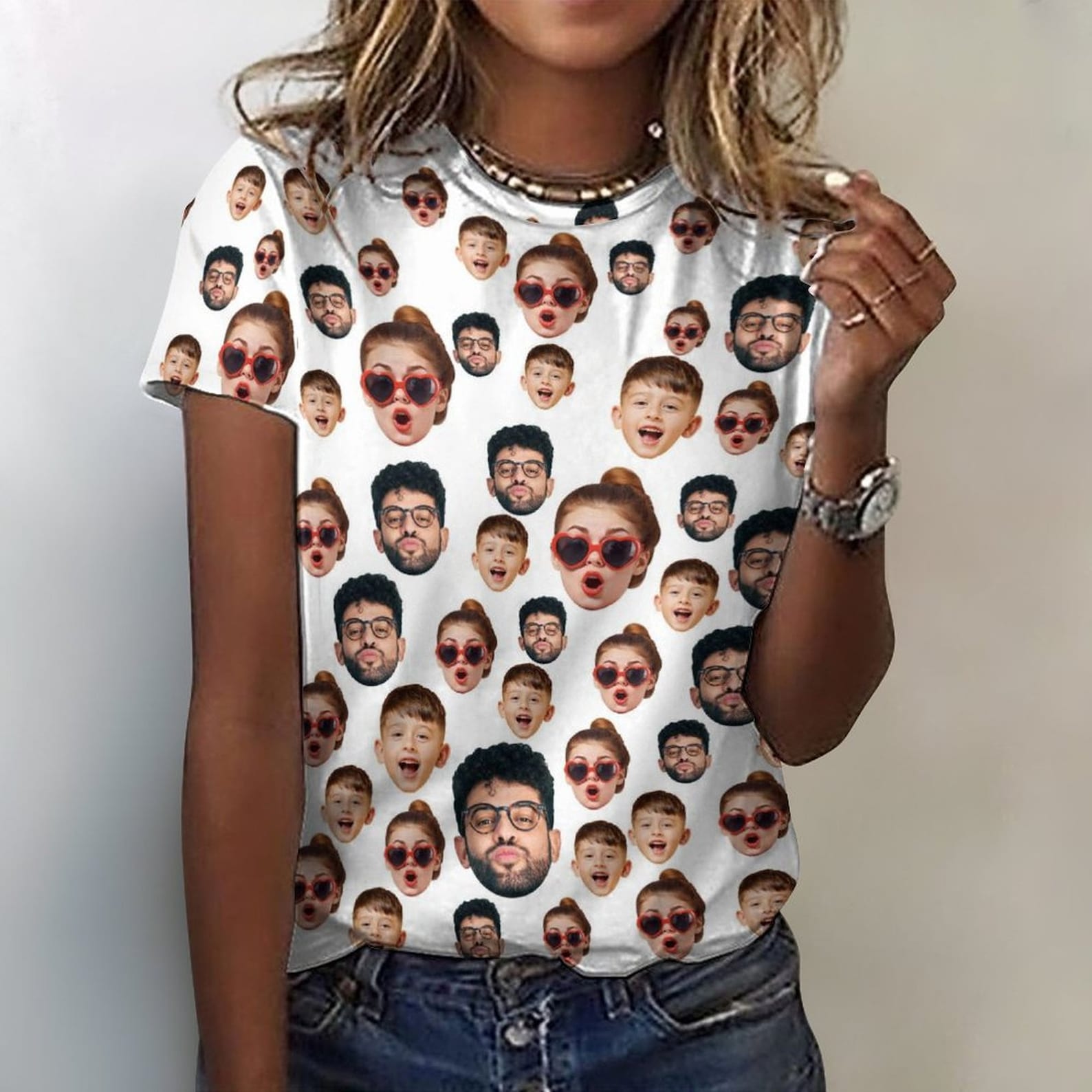 Custom Face T-shirts Personalized Photo Shirt Custom Face - Etsy