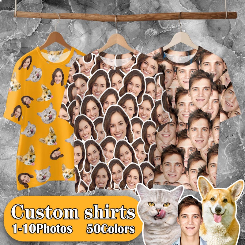 Photo Collage T Shirt - Etsy