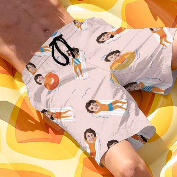 Custom Swim Trunks - Etsy