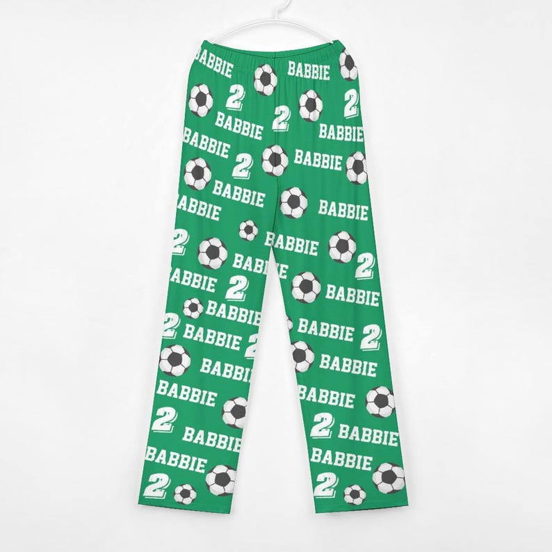 Custom Sports Pajama Pants, Personalized Team Gift - Etsy Canada