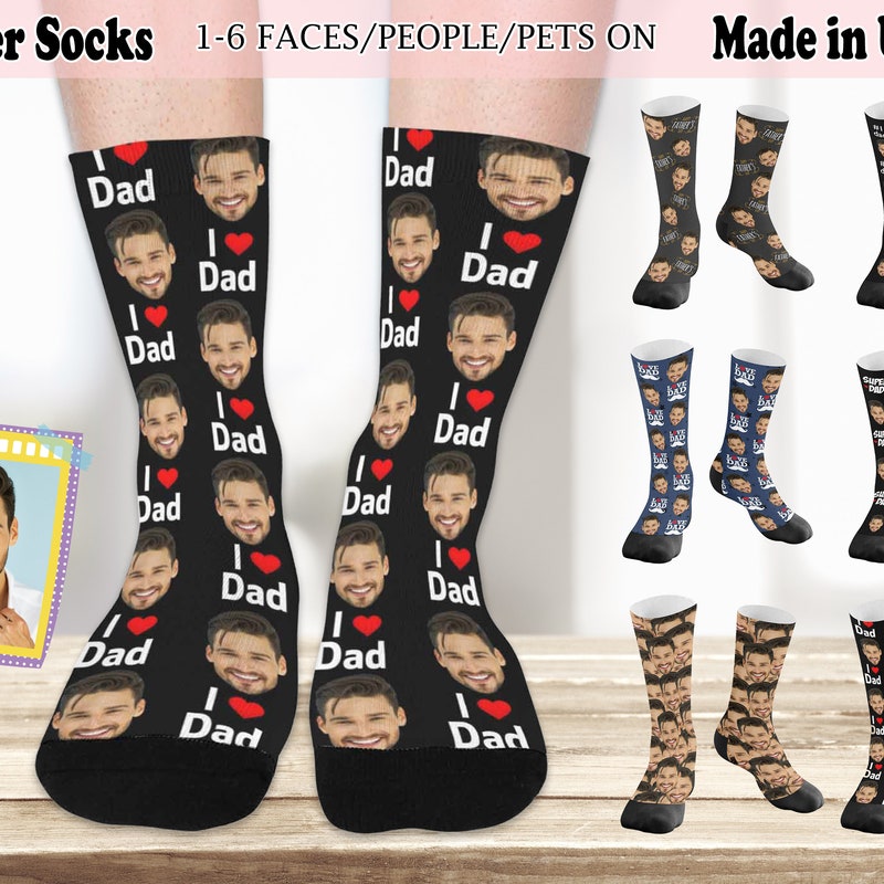 Photo Socks - Etsy