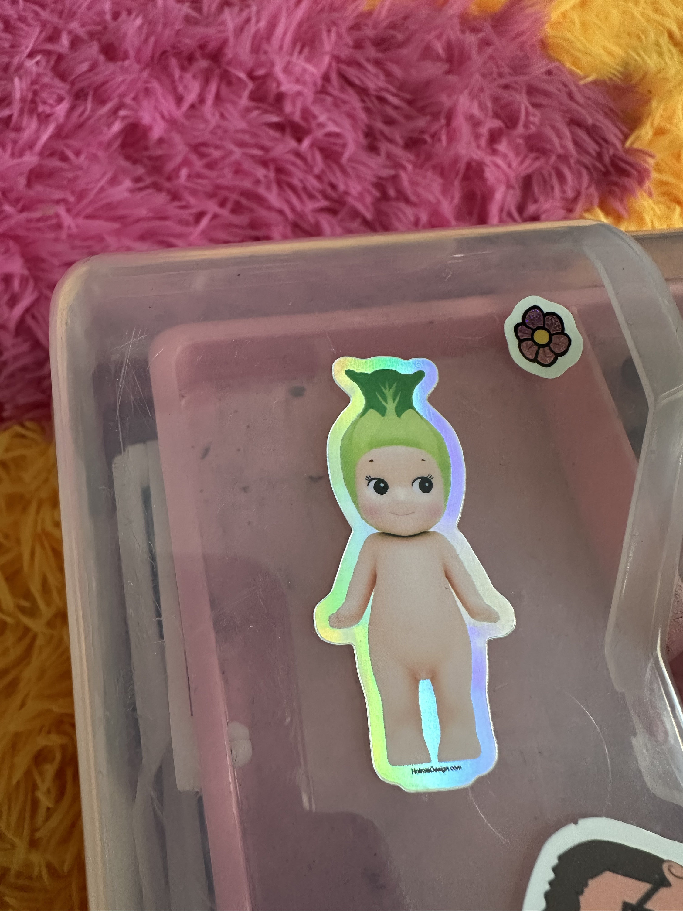 Sonny Angel Holographic Bok Choy Sticker - Etsy