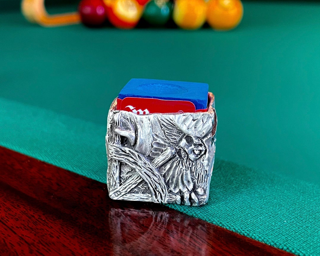 Cuedusters Chalk Tub Captain Jolly 8 2.5OZ Pewter Billiards Chalk ...