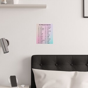 The Millennial Alphabet Wall Art Print / Office Décor / Funny Room ...