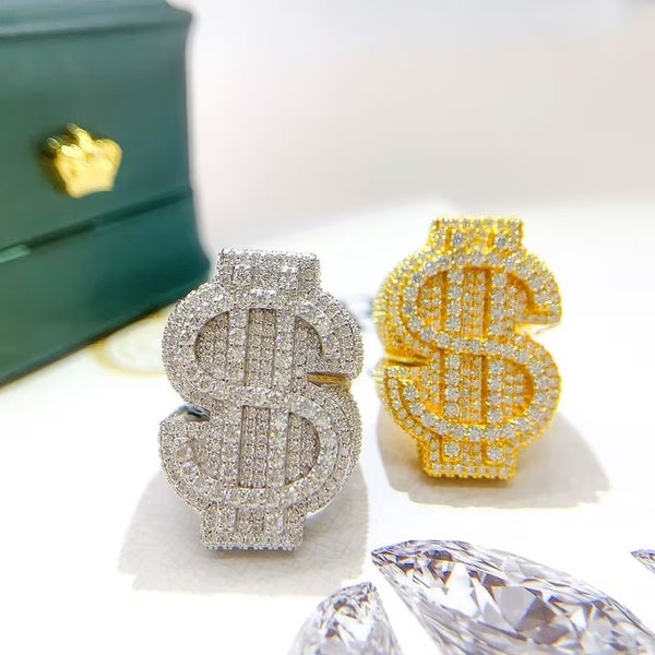 Mens Silver Dollar Ring - Etsy