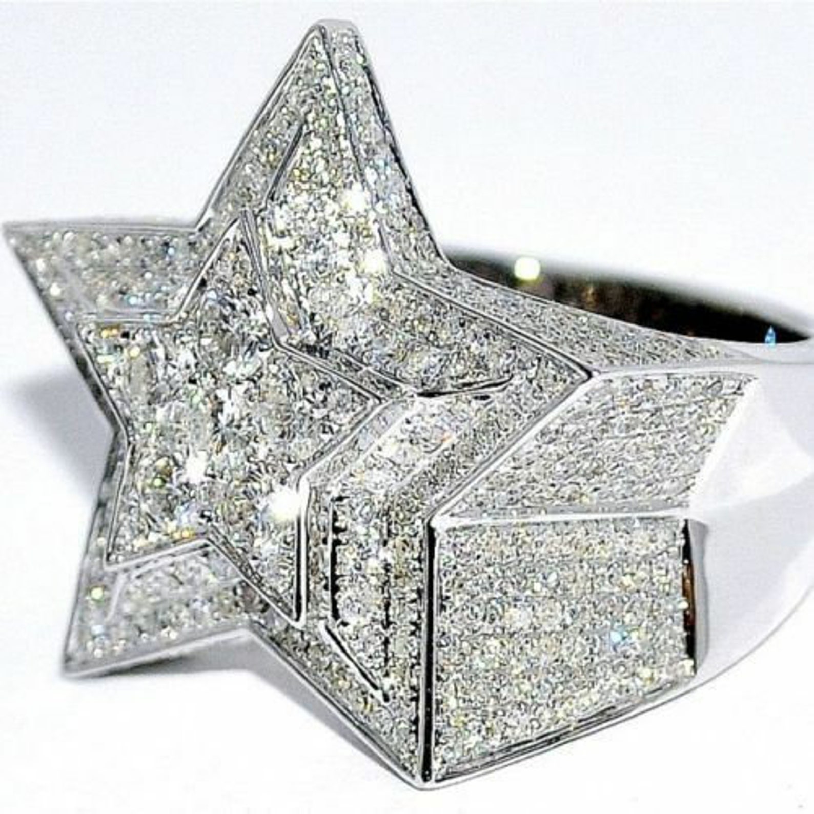 Men's Star Shape Pinky Ring Hip Hop Style Ring Gift for - Etsy