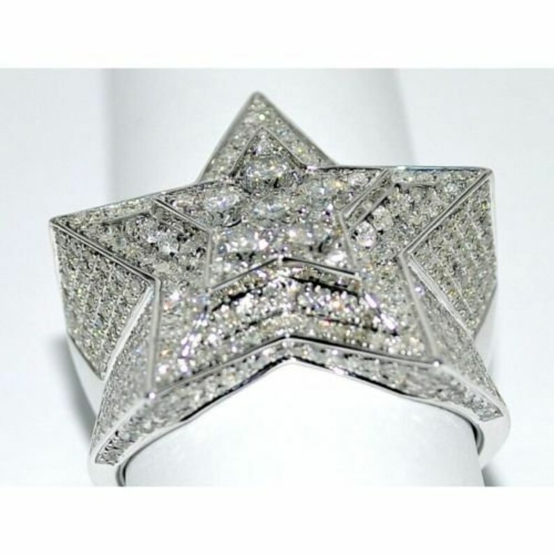 Men's Star Shape Pinky Ring Hip Hop Style Ring Gift for - Etsy