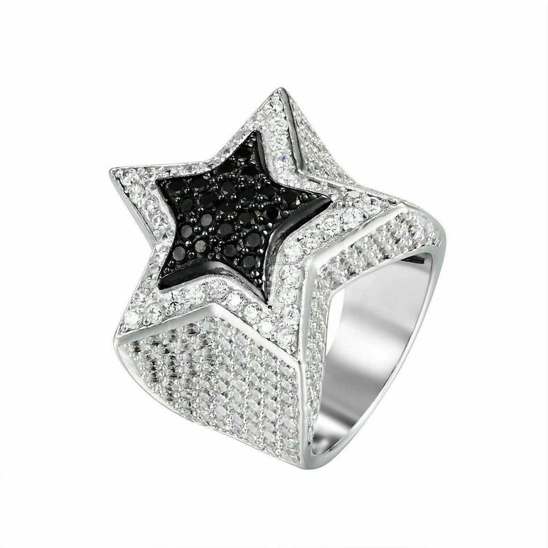 Men's Star Shape Pinky Ring Hip Hop Style Ring Gift for - Etsy