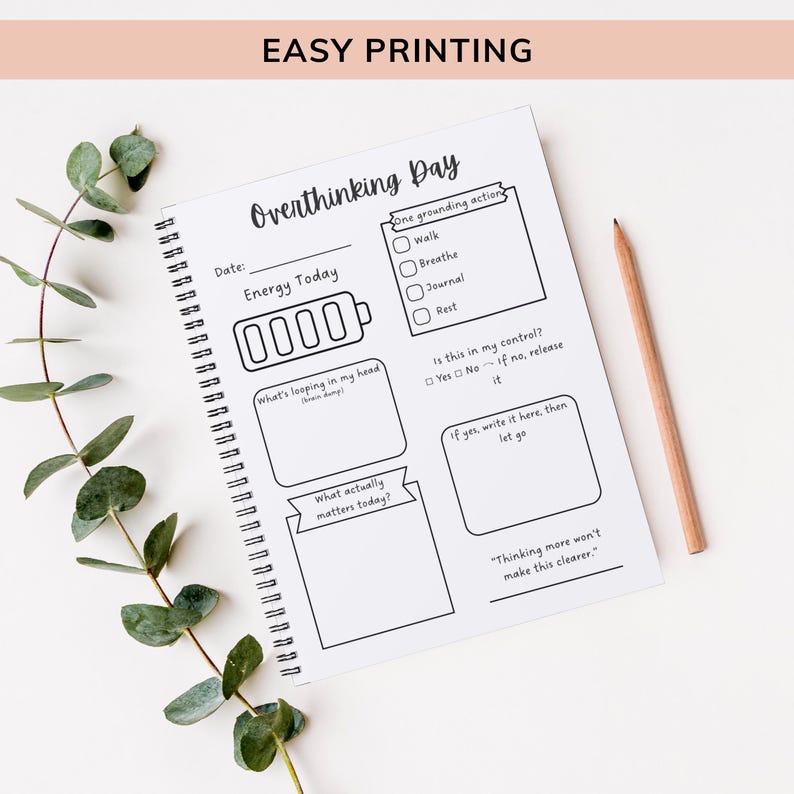 Feelings Journal | Mental Health Prompts, Emotion-based Worksheet (PDF ...