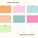 2023 Mid Year Monthly Digital Planner Pastel Edition dated/horizontal ...