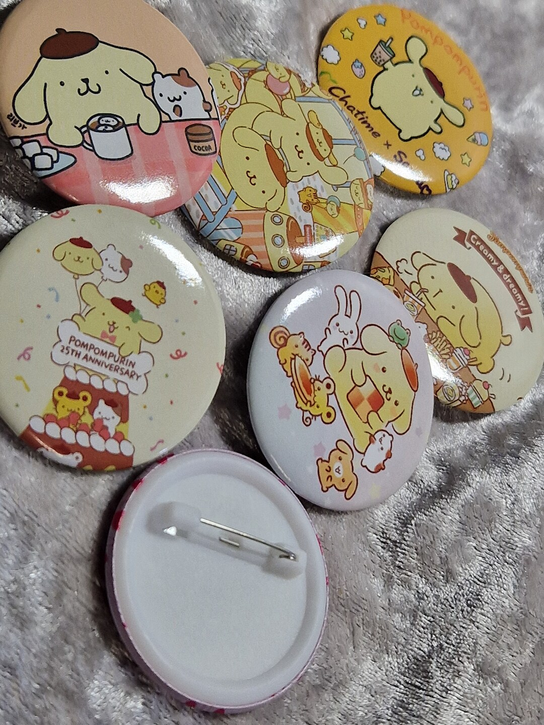 Sanrio Badge Pins Backpack Decoration Children Birthday Gifts Cartoon ...