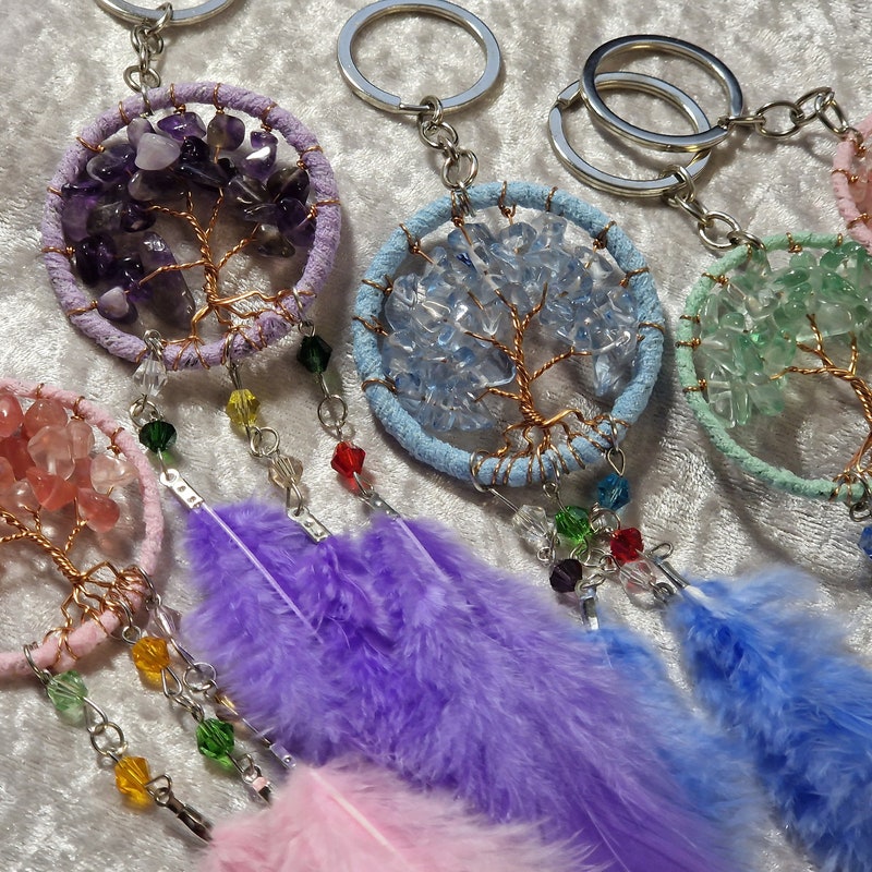 Dream Catcher Keychain - Etsy
