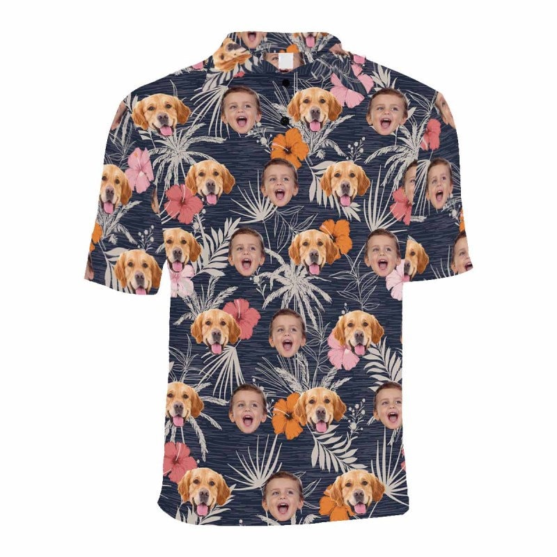 Custom Polo Shirt with Face Polo Shirts sold by Siren Terrible | SKU ...