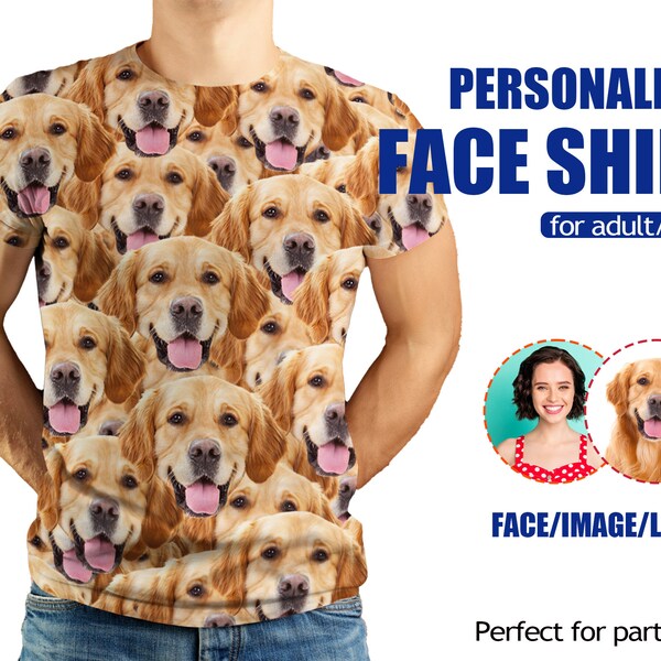 Custom Face Shirt - Etsy