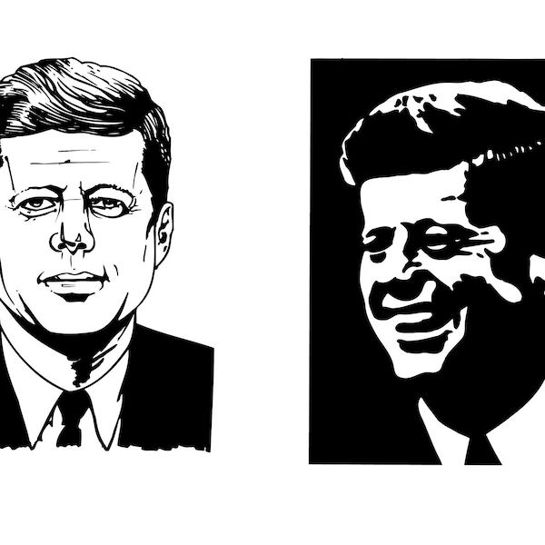 John F Kennedy Svg - Etsy
