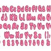 BUBBLE GUM ALPHABET Font Svg,bubblegum Alphabet Svg Png,alphabet ...