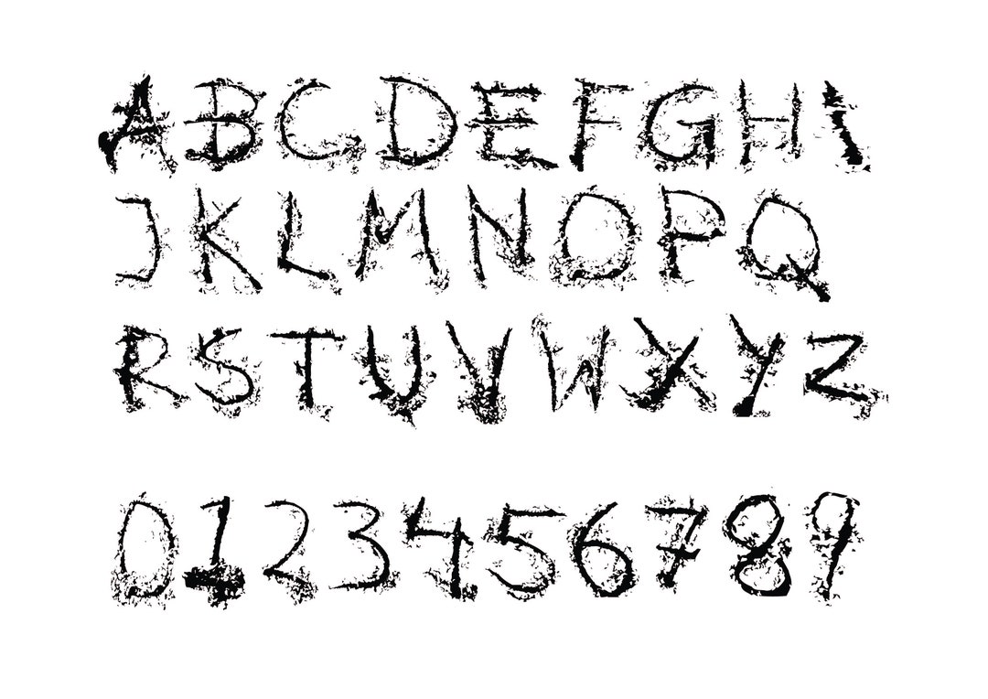 KILLER BLACK ALPHABET Bundle,killer Allphabet Clipart,killer Font ...