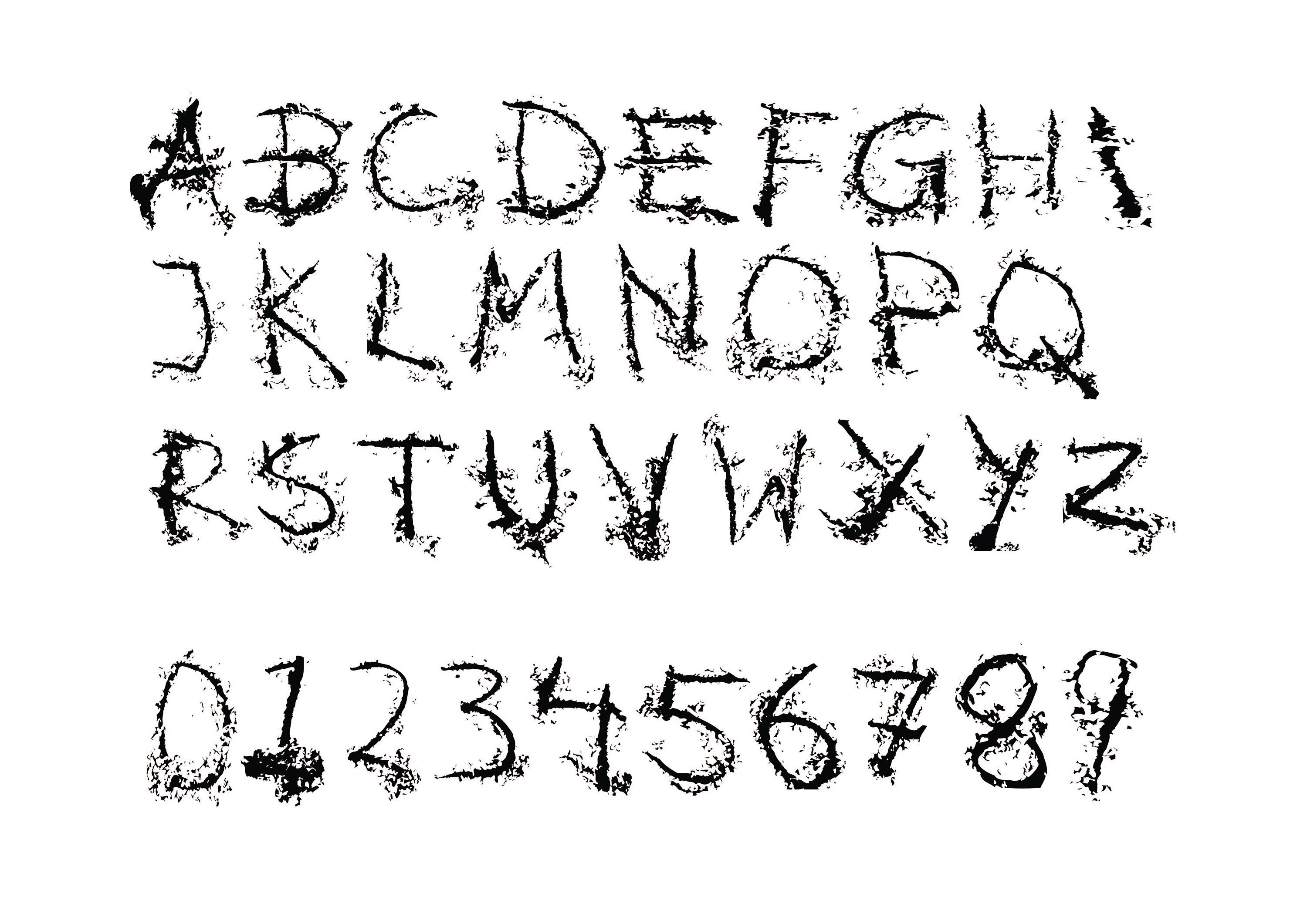 KILLER BLACK ALPHABET Bundle,killer Allphabet Clipart,killer Font ...