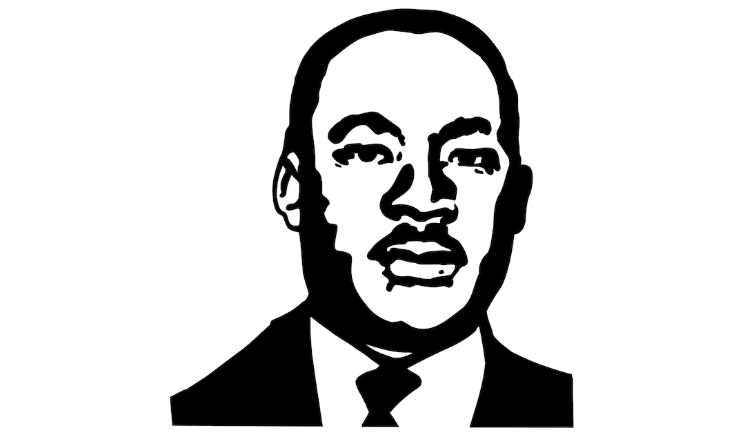 MARTIN LUTHER KING Silhouette Svg, Martin Luther King Svg Png, Martin ...