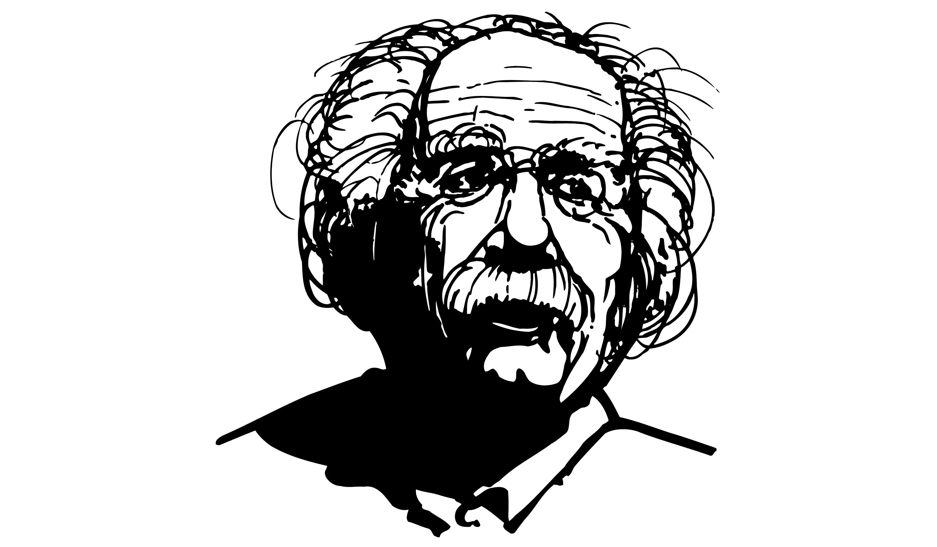 ALBERT EINSTEIN SILHOUETTE Svg,einstein Svg Png,einstein Clipart ...