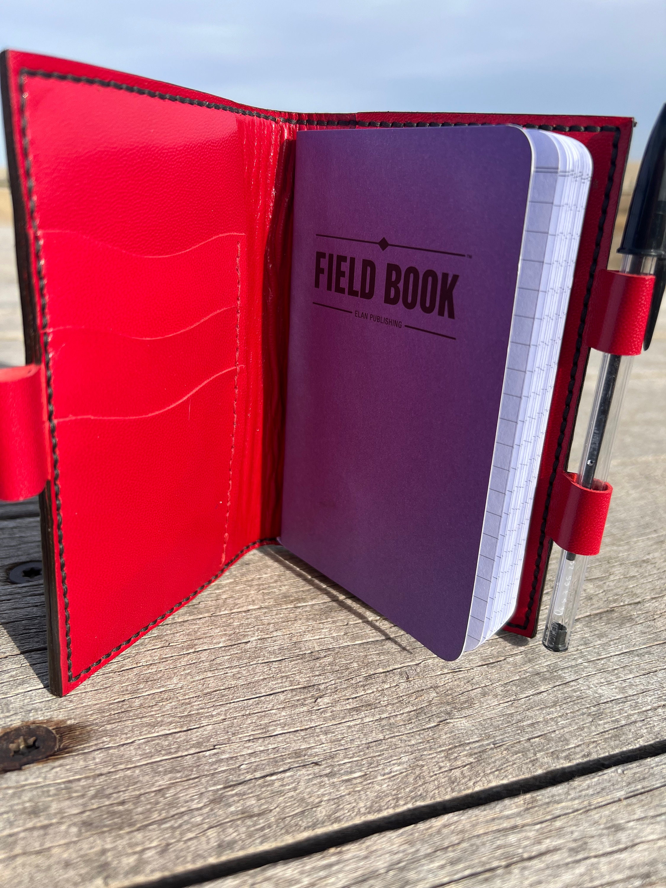 Tooled Leather Field Notebook Cover - Etsy