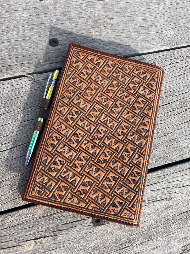 Leather Tooled Junior-sized Padfolio - Etsy