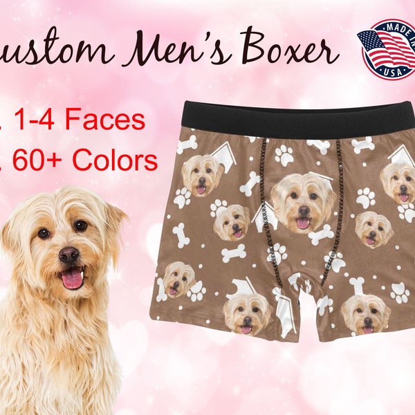 Custom Boxers With Face Personalized - Etsy