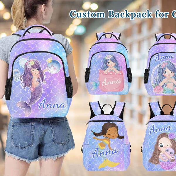 Mermaid Backpack - Etsy