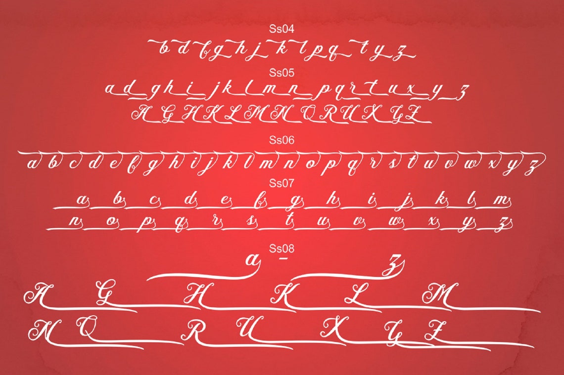 Devil Handwritten Font Script Digital Font Swashes Cricut | Etsy