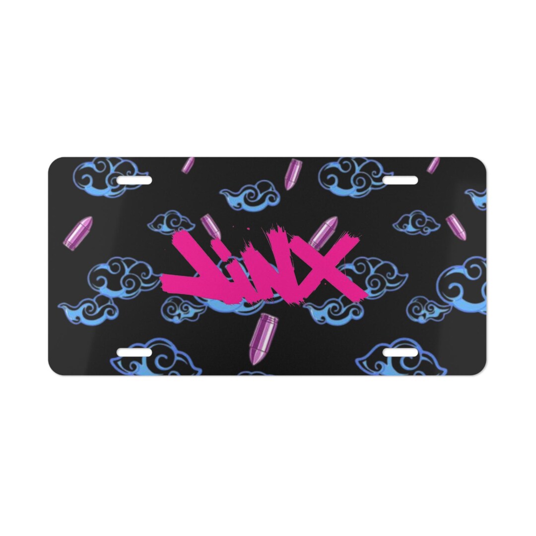 Jinx Arcane League of Legends License Plate Frame: Gamer Car Decor - Etsy