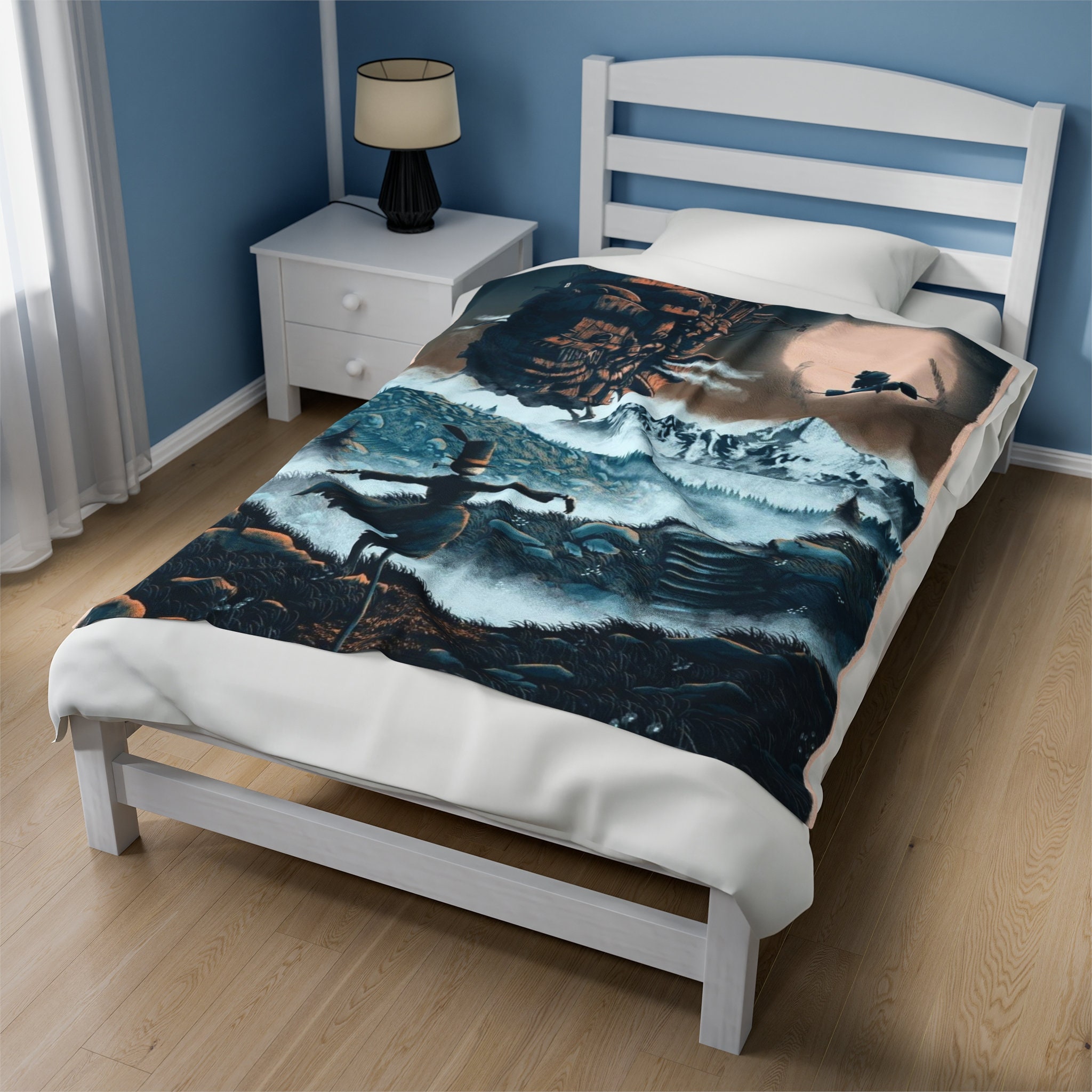 Howl's Moving Castle Plush Blanket - Etsy