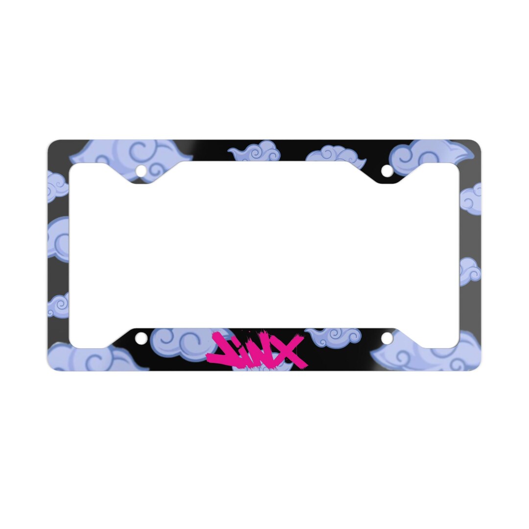Jinx Tattoo Arcane League of Legends License Plate Frame - Etsy