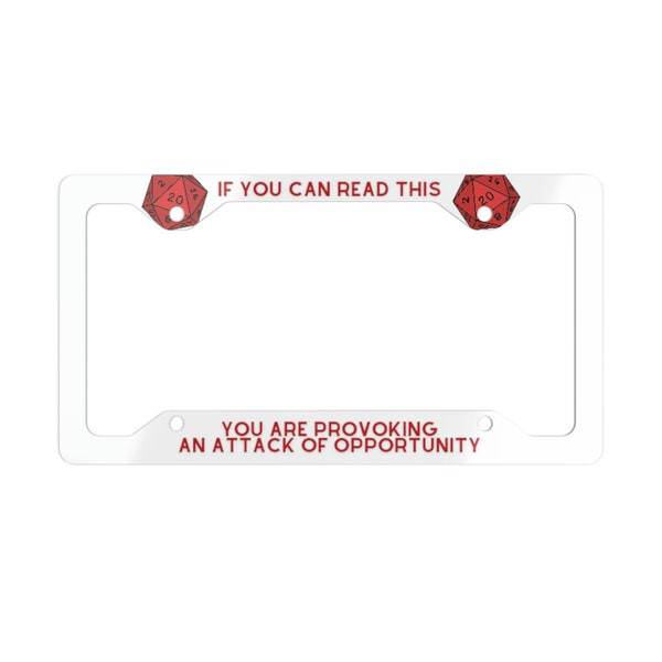 Dnd License Plate - Etsy