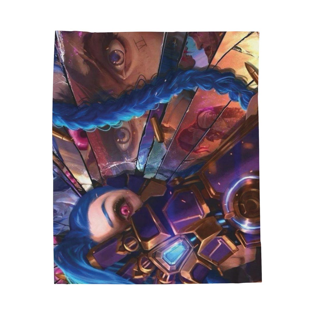 Arcane Jinx Vi Plush Blanket - Etsy