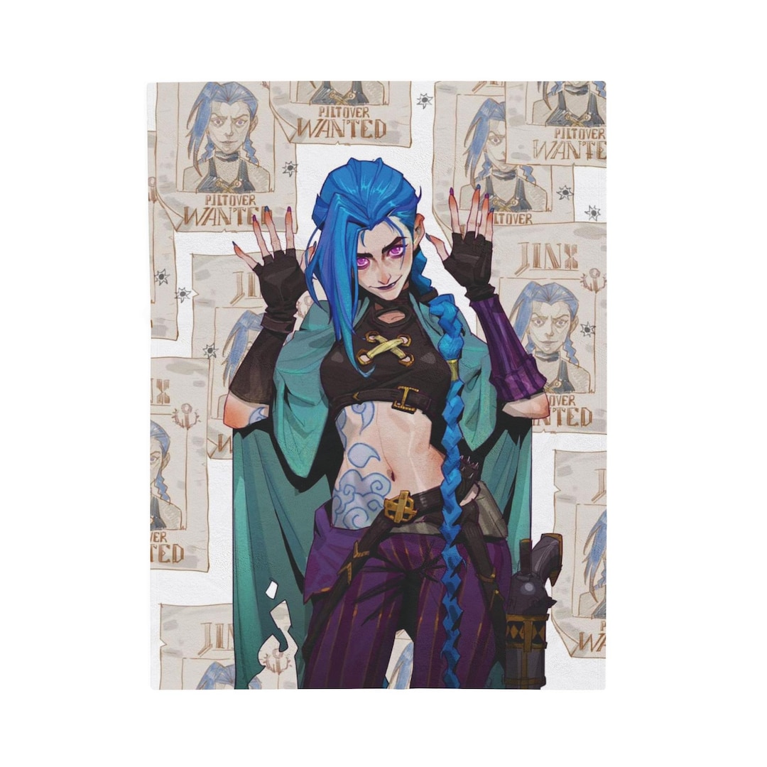 Arcane Jinx Plush Blanket - Etsy