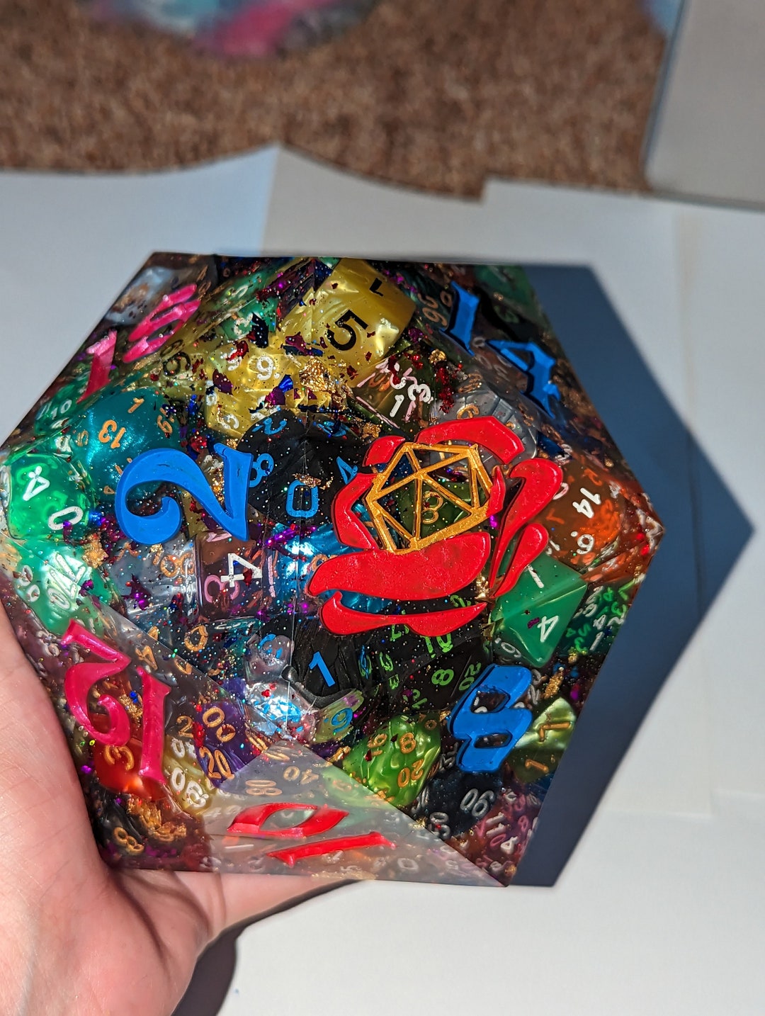 King of Dice Jumbo D20 V2 - Etsy