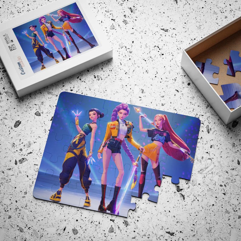 Kids' Puzzle, 30-piece, Kpop Demon Hunters Themed Puzzle, Rumi, Mira ...