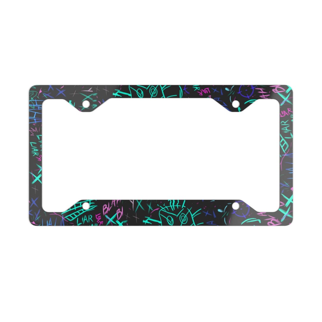 Jinx Graffiti Arcane League of Legends License Plate Frame - Etsy