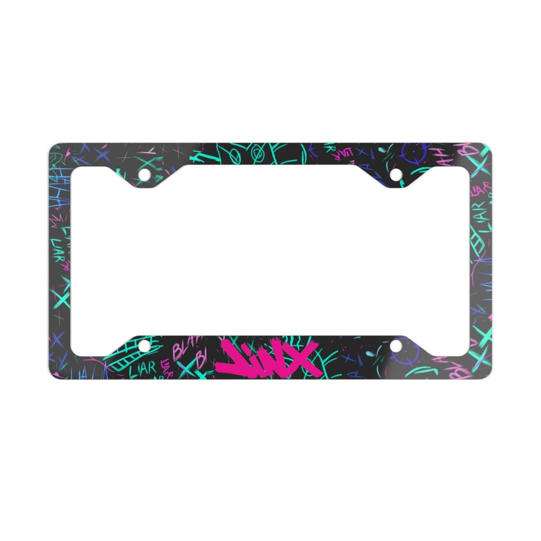 Jinx Graffiti Arcane League of Legends License Plate Frame - Etsy