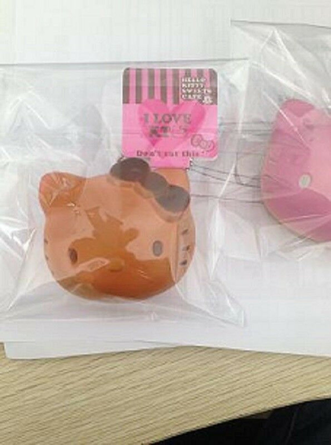 RARE Brown Hello Kitty Bread Head Squishy Kawaii NICE - Etsy