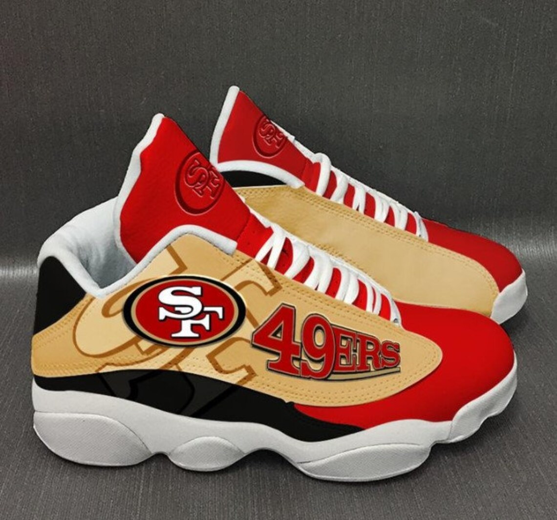 San Francisco 49ers JD13 Shoes NFL Sport Shoes Unisex Shoes | Etsy
