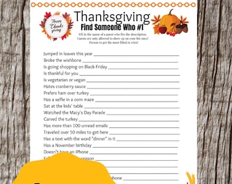 Thanksgiving Memory Game Printable Friendsgiving - Etsy