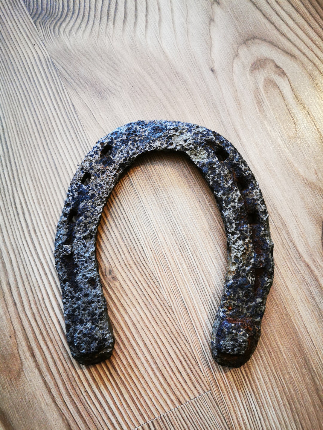 Antique Horseshoe Original Relic WWI WWII Vintage Hand Forged Iron ...