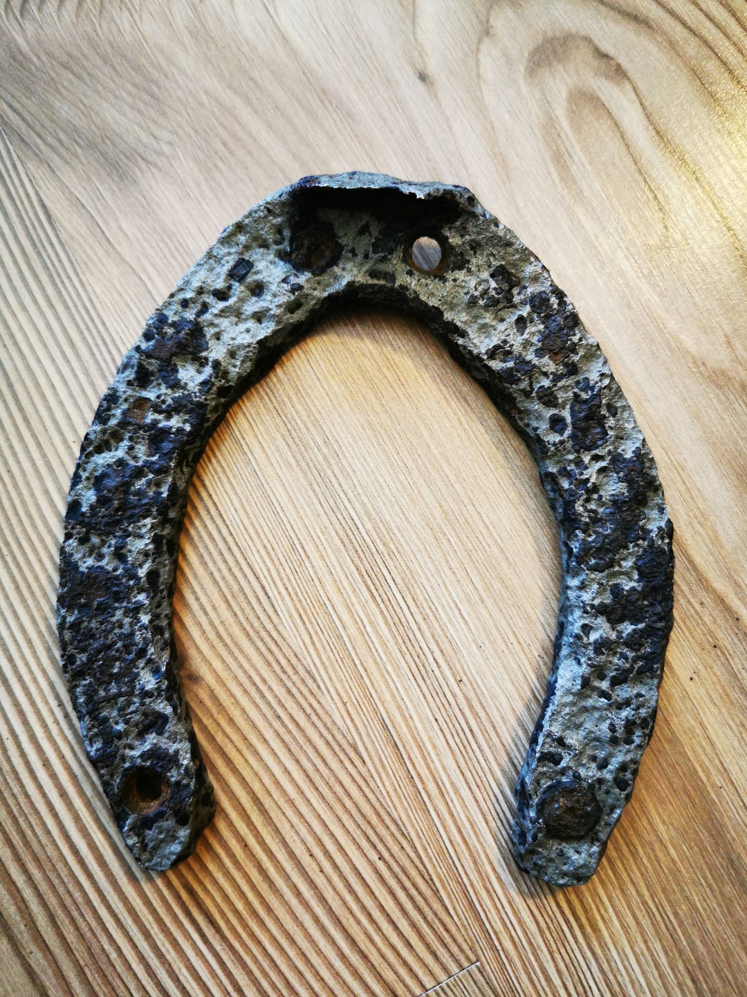 Antique Horseshoe Original Relic WWI WWII Vintage Hand Forged Iron ...