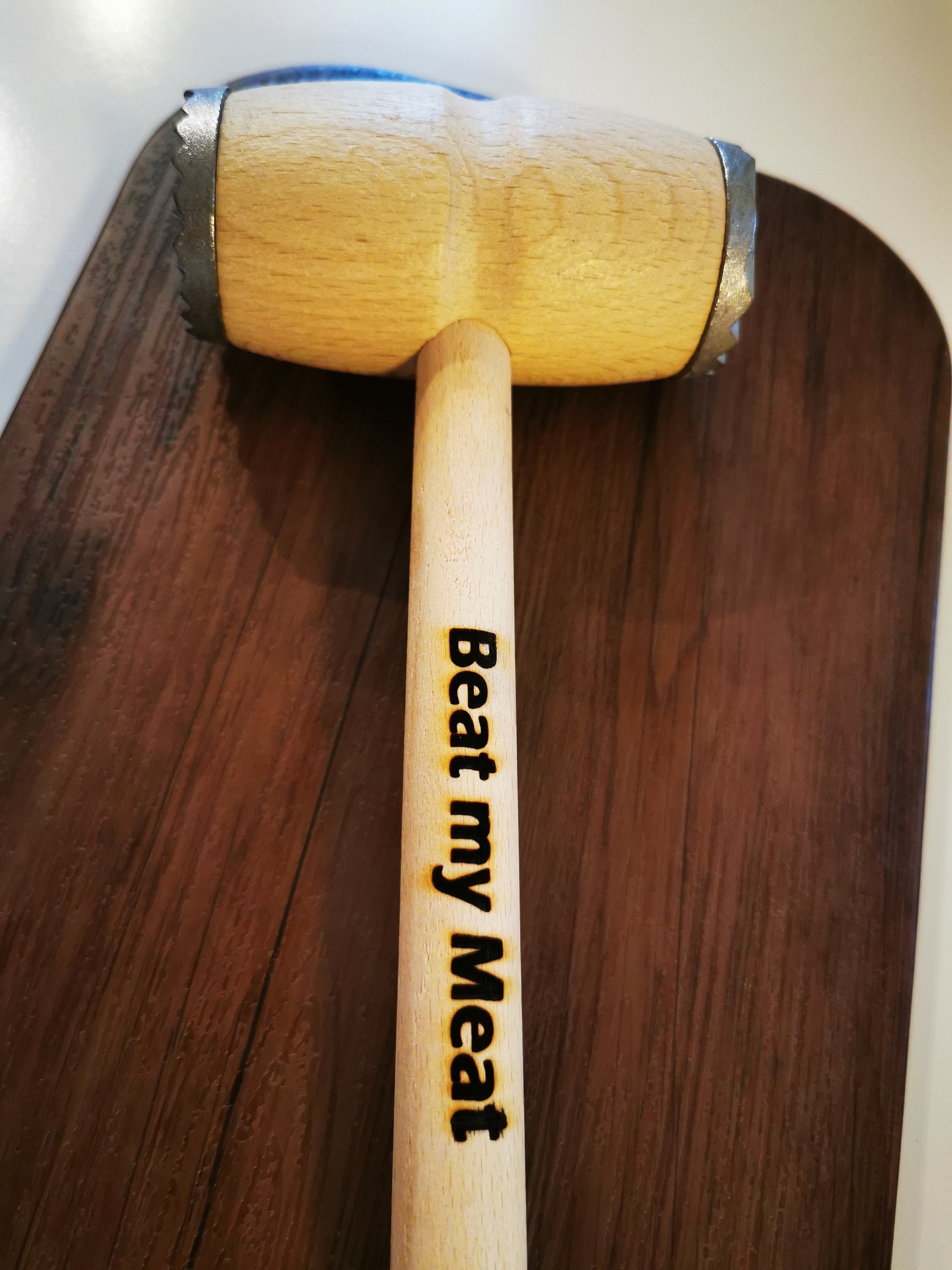 Personalised Beechwood Meat Tenderizer Mallet - Kitchen Utensil - Etsy