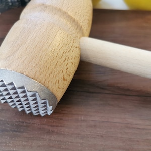 Personalised Beechwood Meat Tenderizer Mallet - Kitchen Utensil - Etsy