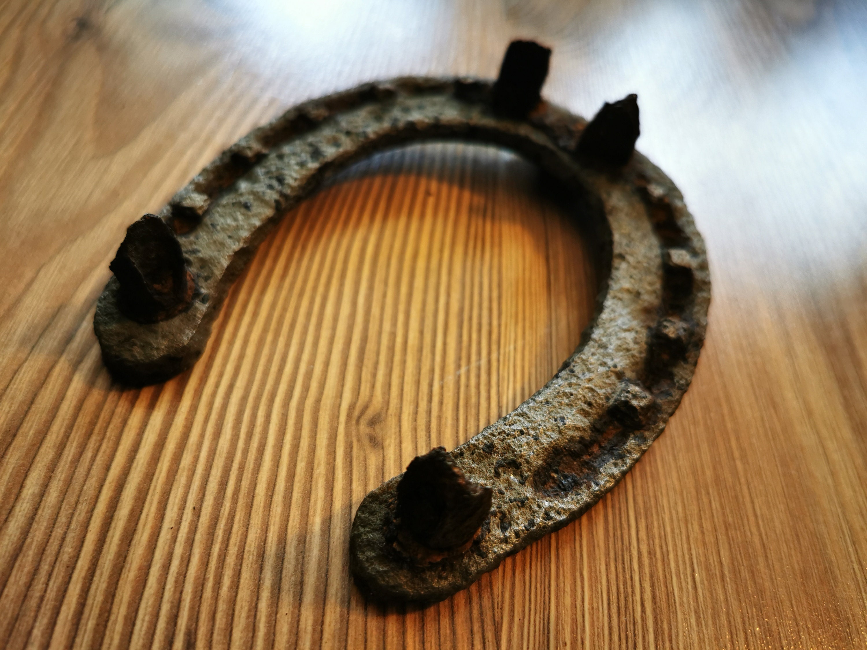 Antique Horseshoe Original Relic WWI WWII Vintage Hand Forged Iron ...
