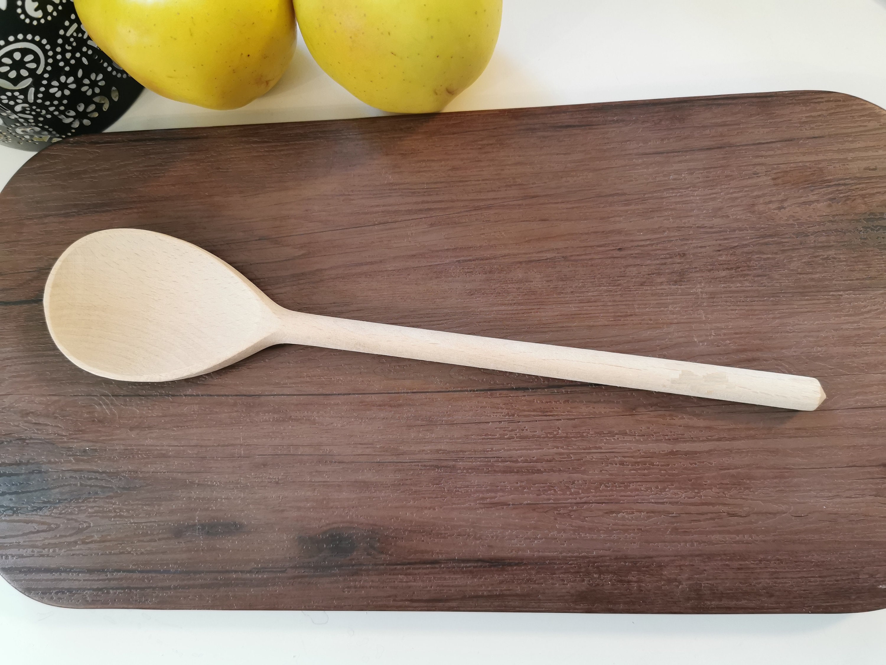 Handmade Wooden Spoon, Kitchen Poop Spoon, Bon Appetit, Funny Style ...