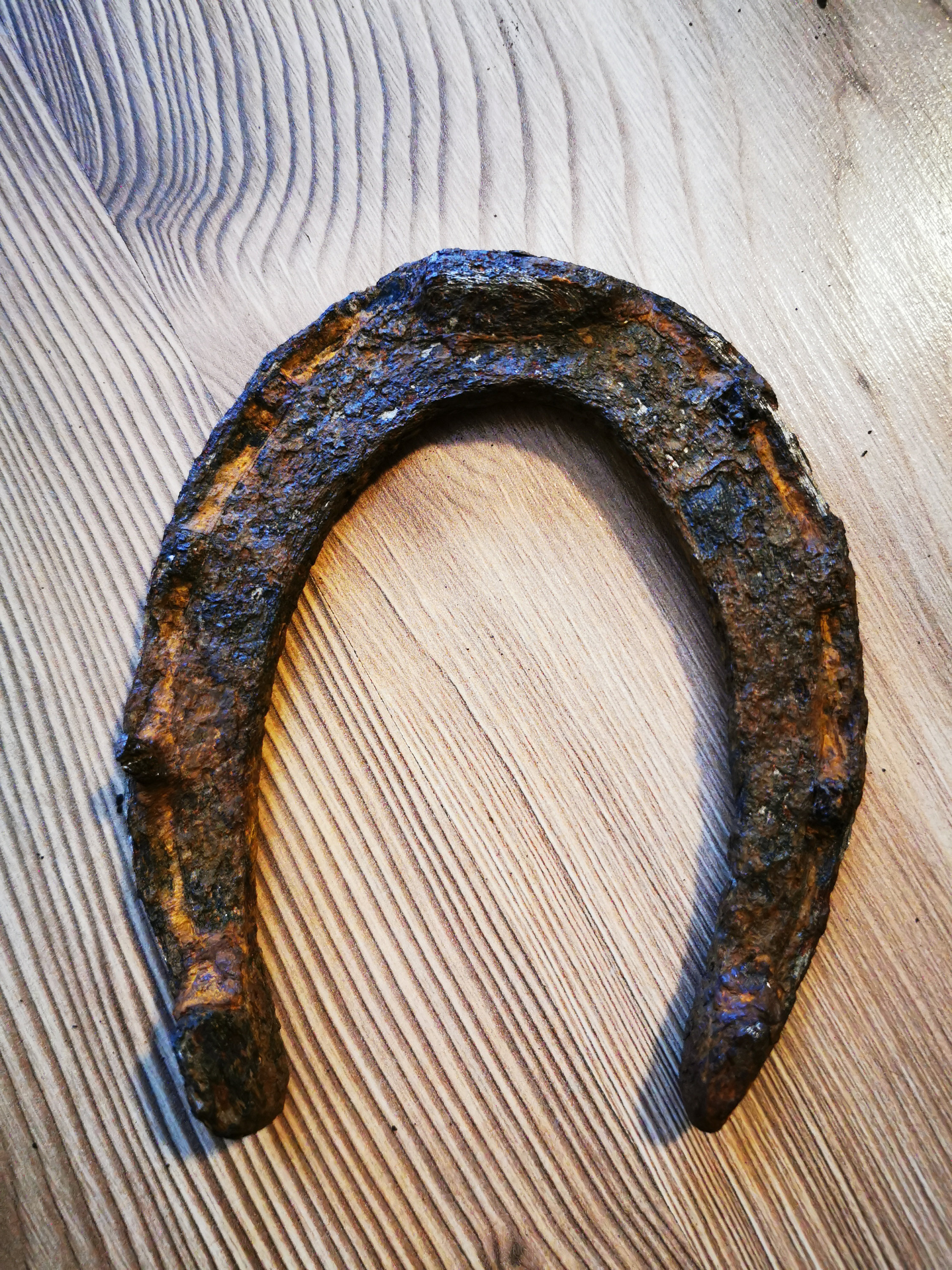 Antique Horseshoe, Original Relic Vintage Hand Forged Iron Horseshoe ...